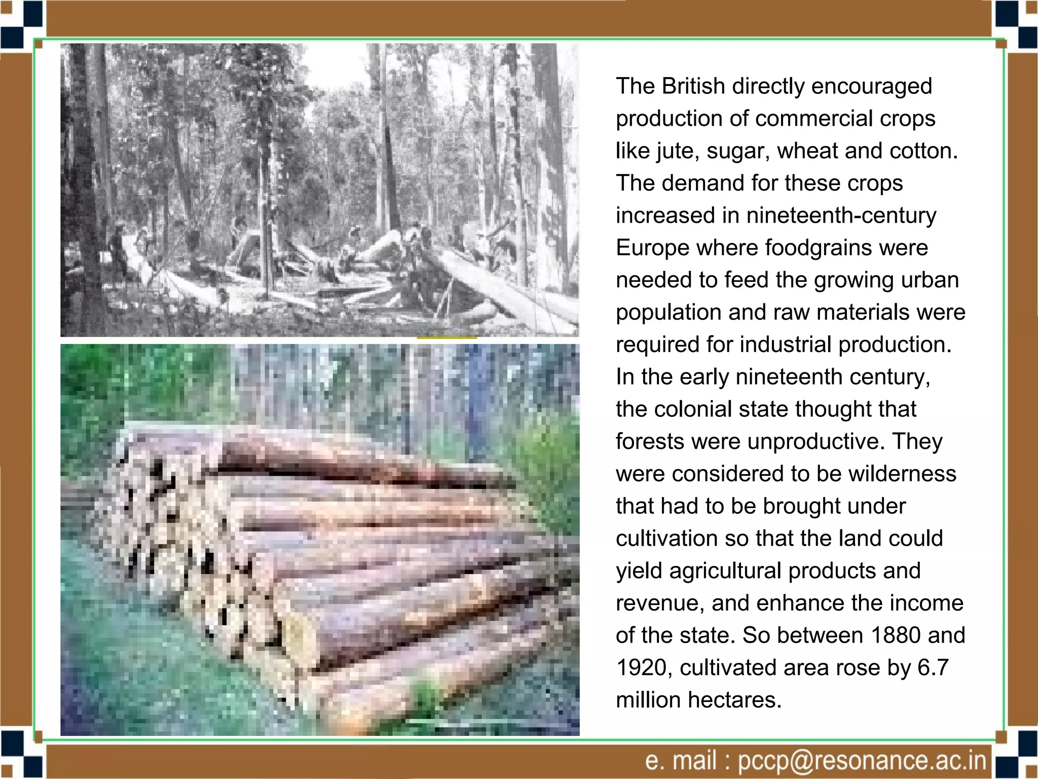 Forest society & Colonialism | PPSX