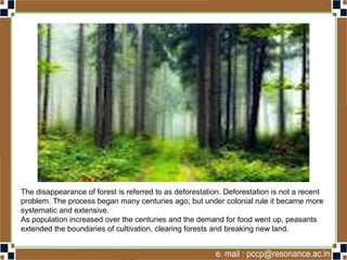 Forest society & Colonialism | PPSX