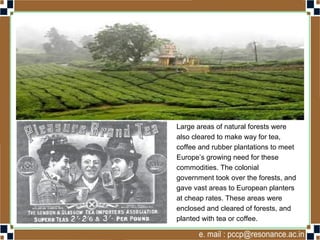 Forest society & Colonialism | PPSX