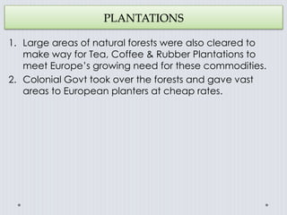 Forest society and colonialism | PPTX