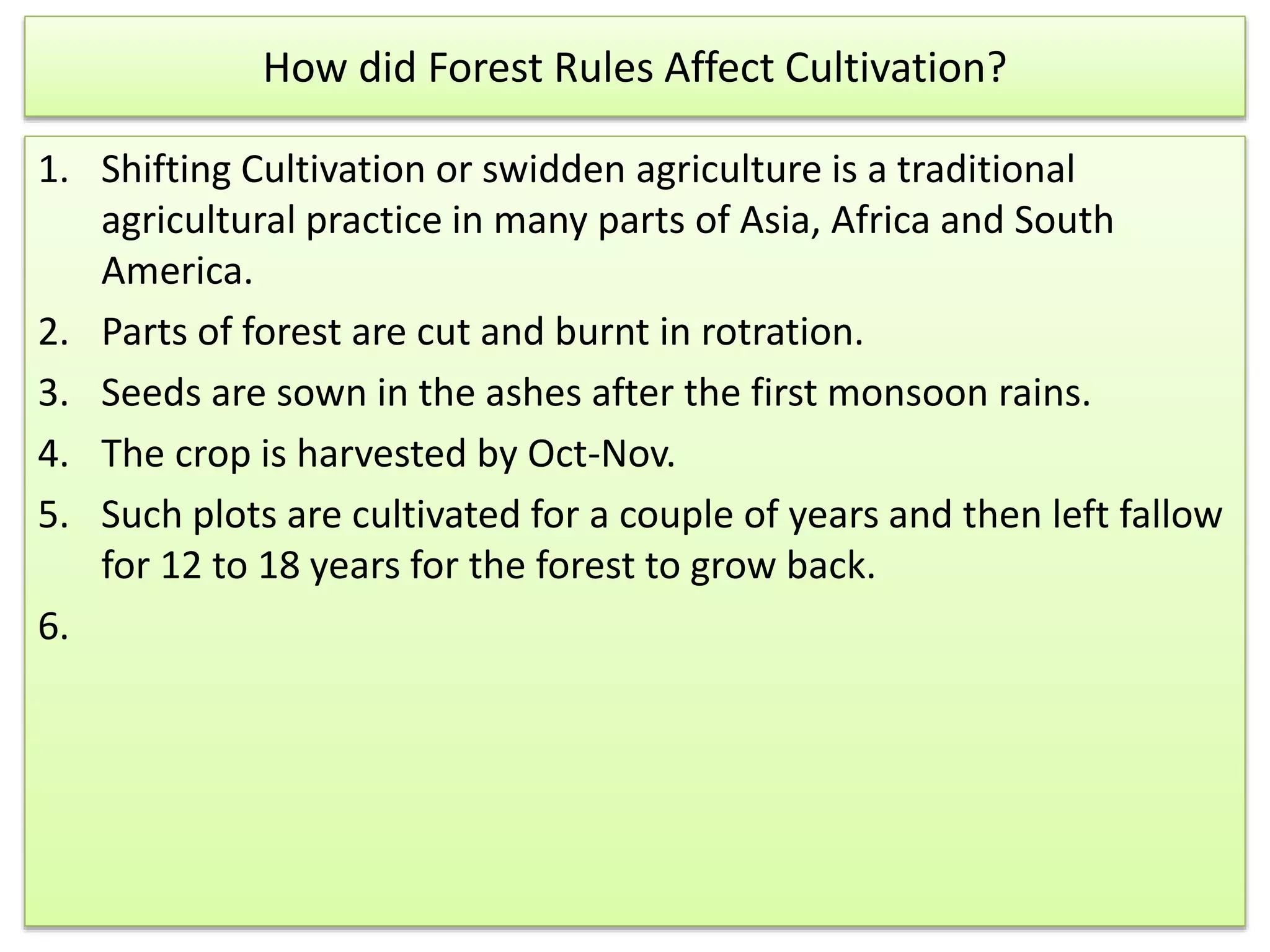 Forest society and colonialism 2 | PPTX