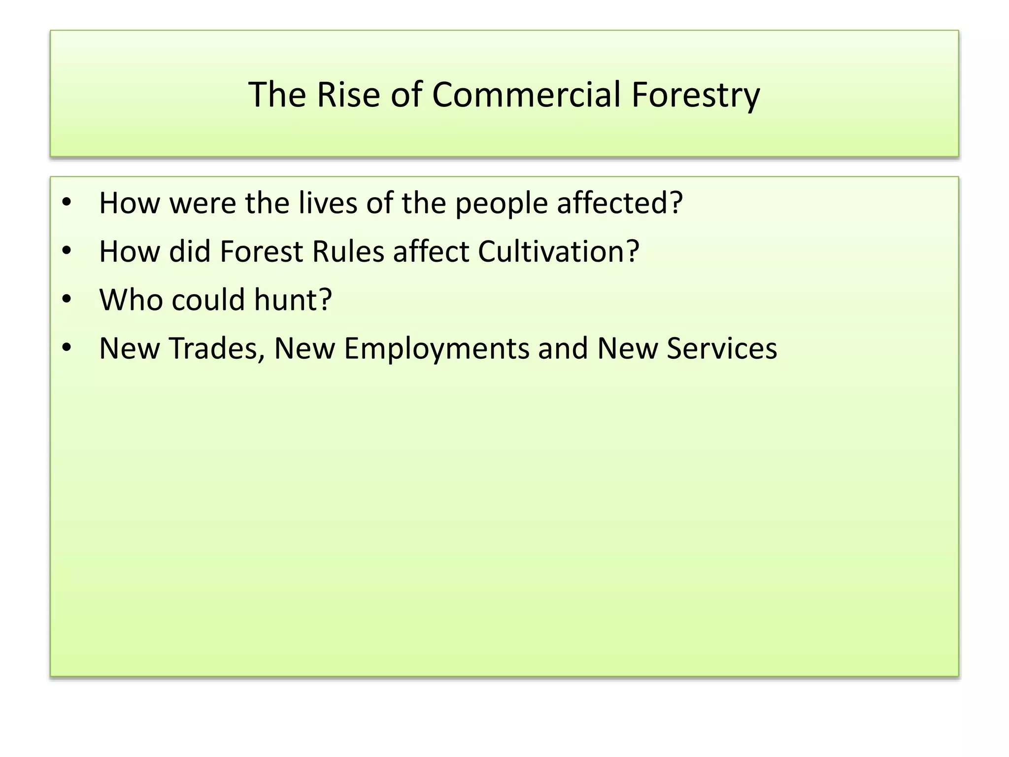 Forest society and colonialism 2 | PPTX
