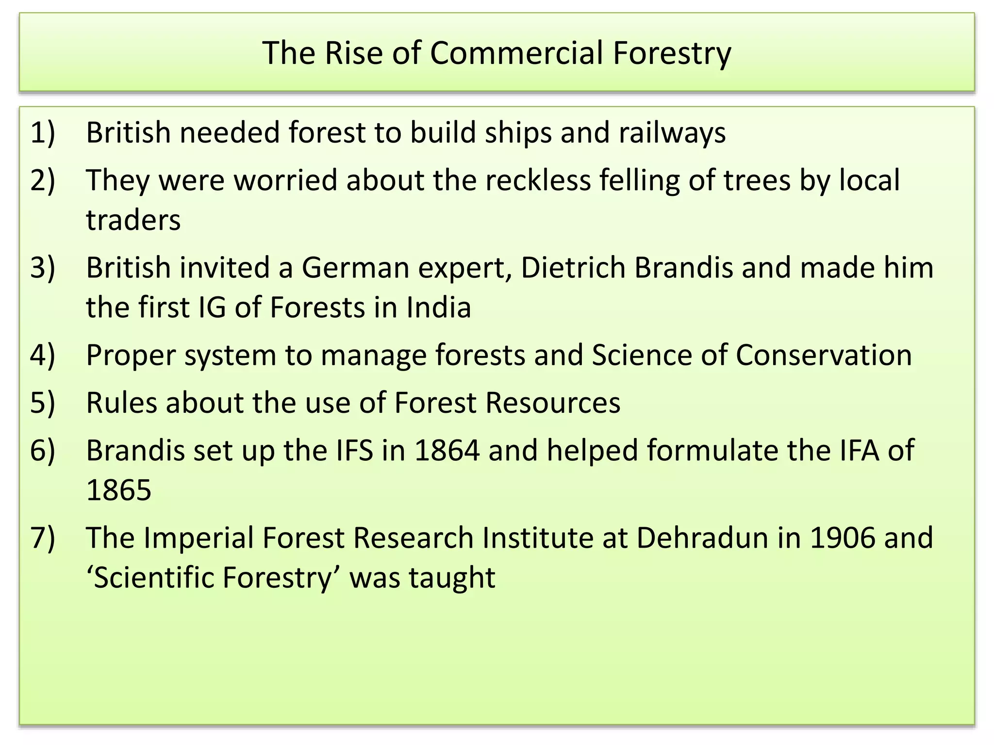 Forest society and colonialism 2 | PPTX