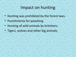 Forest society and colonialization | PPT