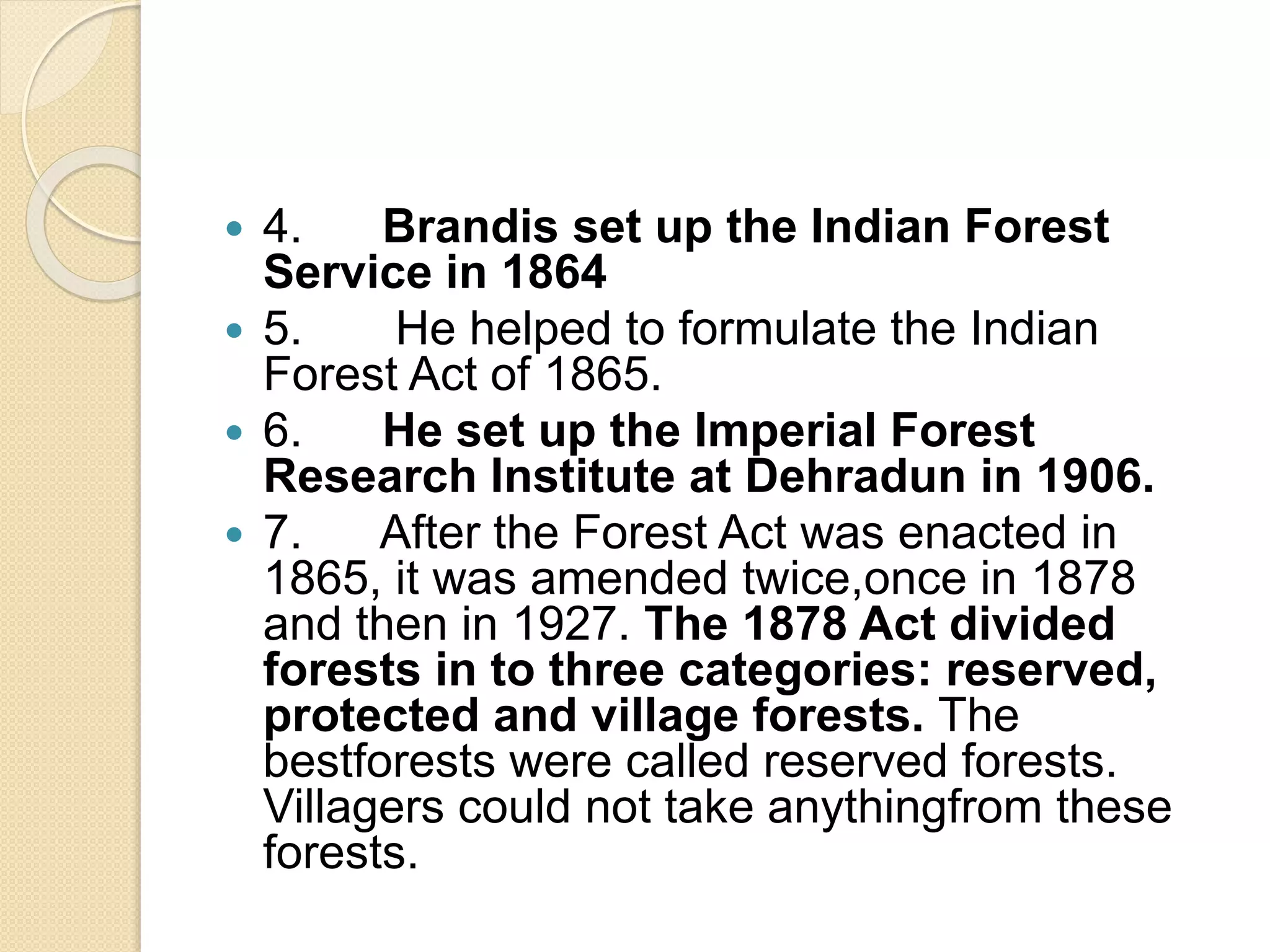 Forest socity and colonialism. | PPTX