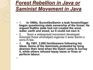 Forest socity and colonialism. | PPTX