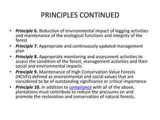 Forest­ stewardship council | PPTX