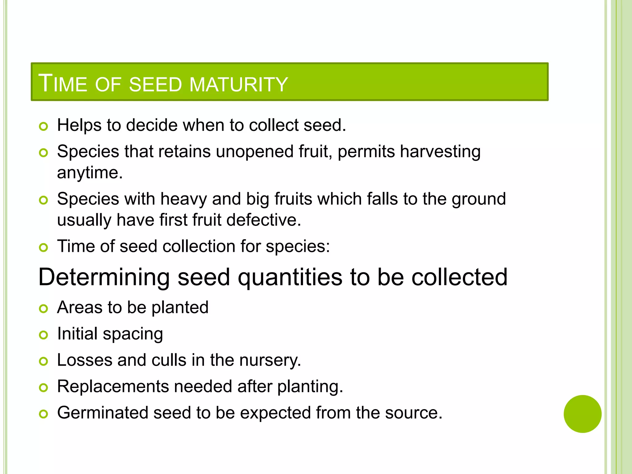 Forest tree seeds | PPTX