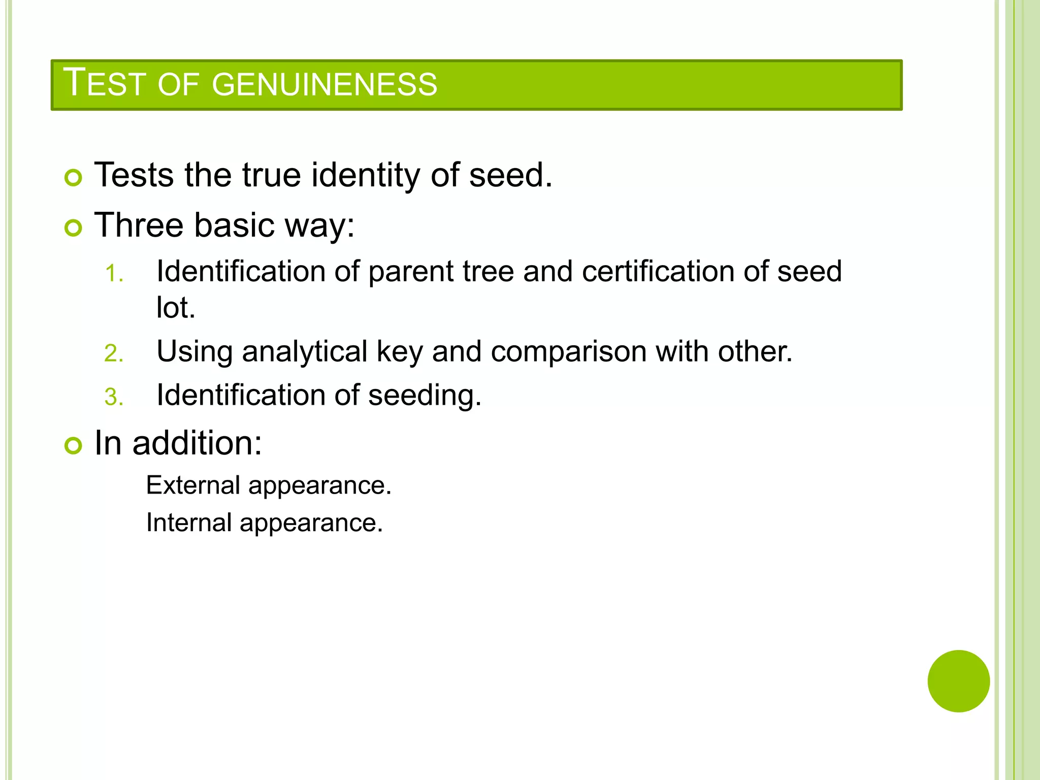 Forest tree seeds | PPTX