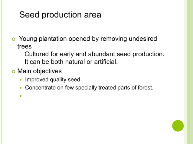 Forest tree seeds | PPTX | Gardening | Home & Garden