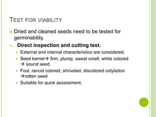 Forest tree seeds | PPTX