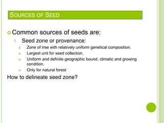 Forest tree seeds | PPTX