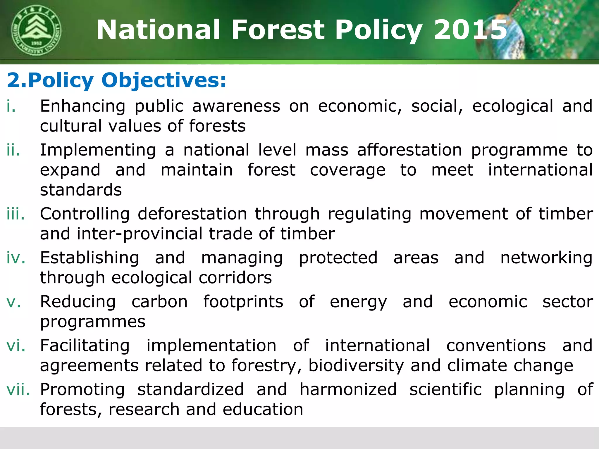 Forest types and their management in Pakistan | PPTX