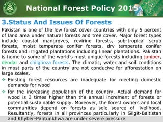 Forest types and their management in Pakistan | PPTX