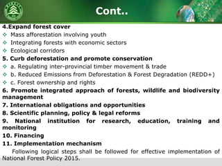 Forest types and their management in Pakistan | PPTX