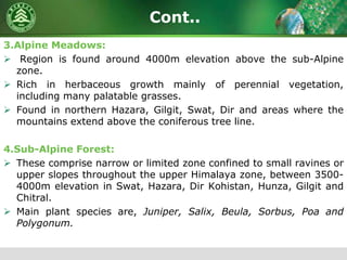 Forest types and their management in Pakistan | PPTX