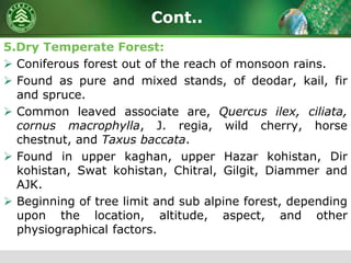 Forest types and their management in Pakistan | PPTX