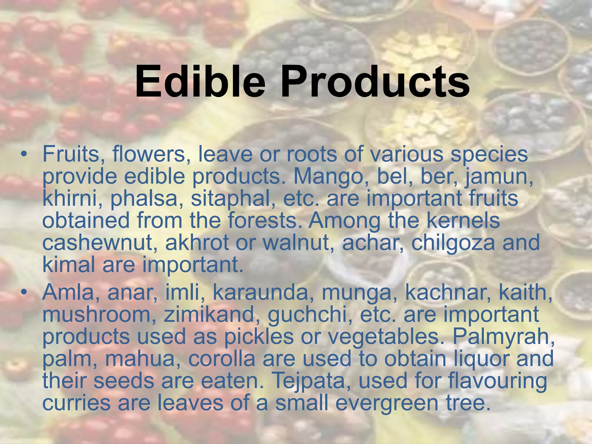 Forest utilization and its commercial aspects | PPTX