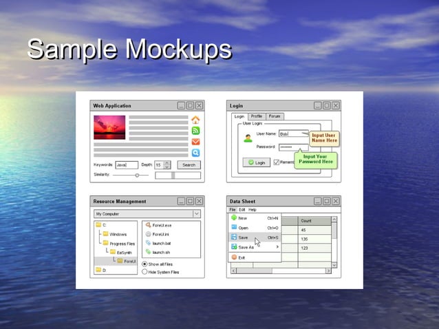 Use ForeUI to create Screen Mockups | PPT