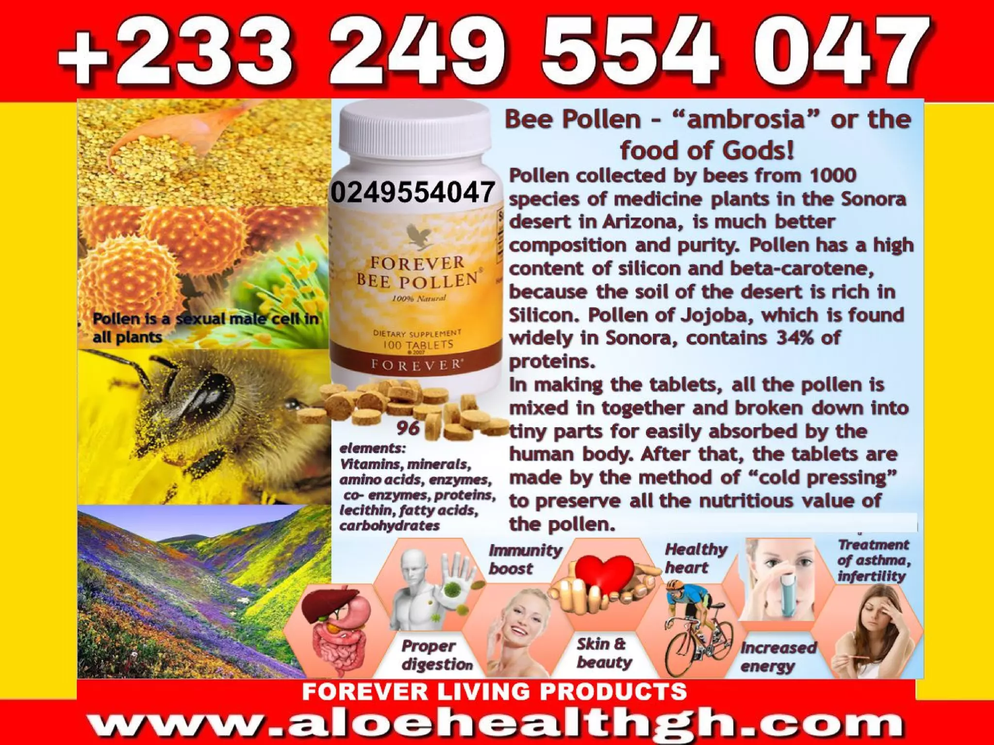 Forever bee pollen forever living products | PPT