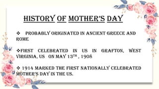 mother's day presentation | PPTX