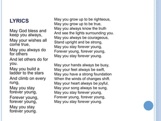 Forever Young | PPTX | Rock Music | Music