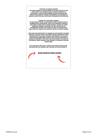 FOREX COURSE | PDF