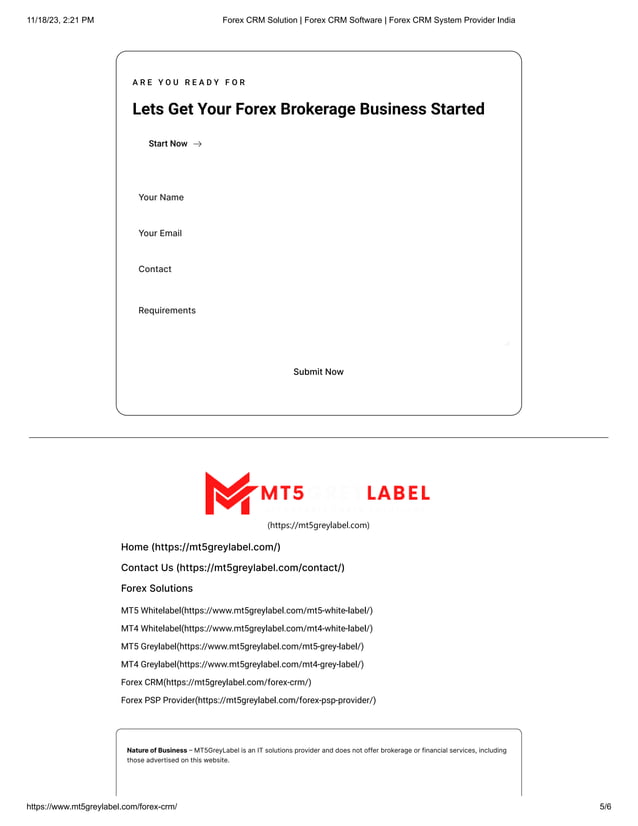 Forex CRM Solution | PDF