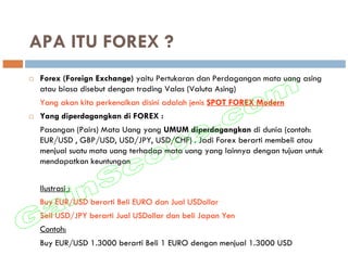 Forex dasar | PDF