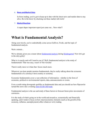 Forex fundamental analysis | PDF