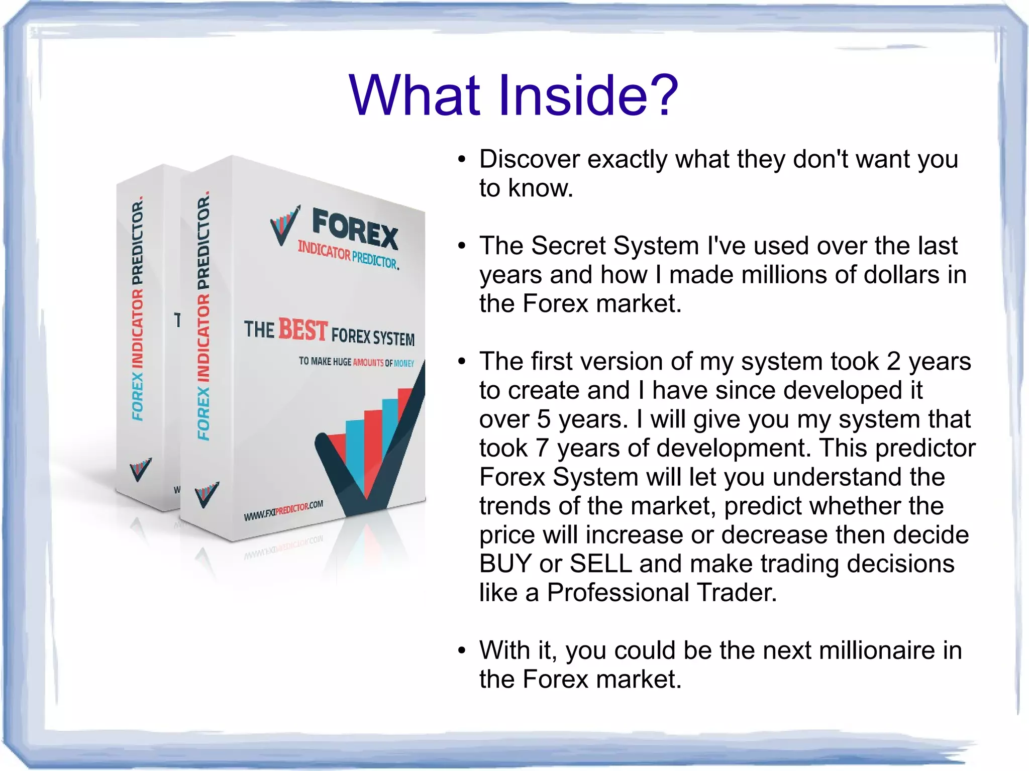 Forex indicator predictor Review | PPT