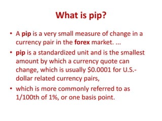 Forex lesson 1 forex overview | PDF