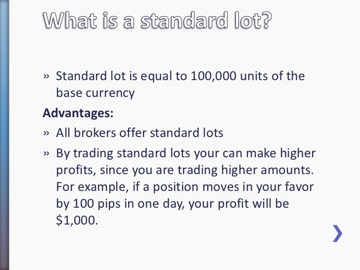 What are the different Forex lot sizes? What are the different Forex lot sizes?