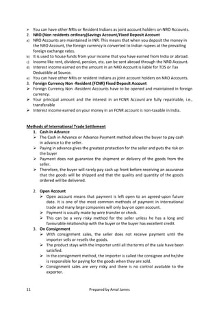 Forex management Study Note Calicut university | PDF