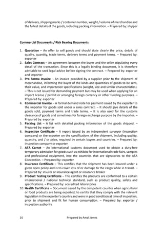 Forex management Study Note Calicut university | PDF