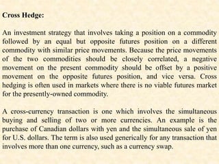 Futures - Forex Management Chapter II - Part II | PPTX