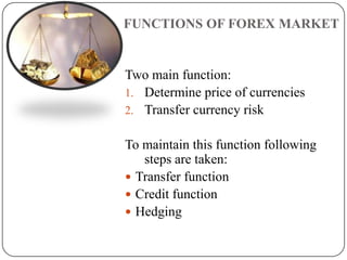 Forex market and rupee depreciation | PPTX
