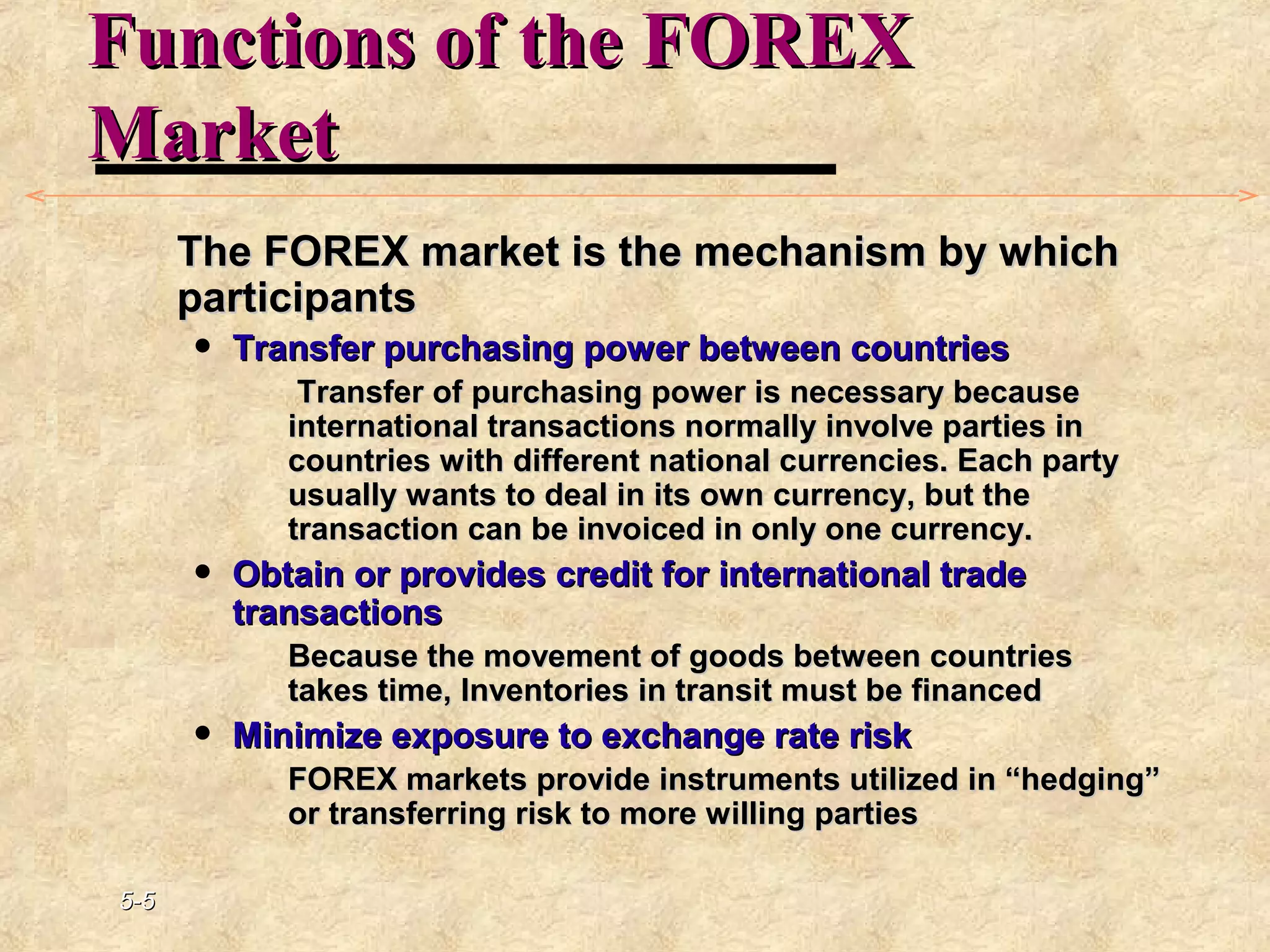 Forex market | PPT