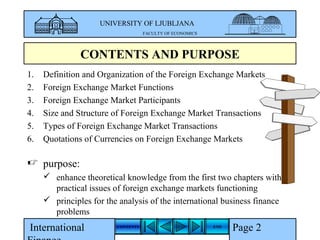 Forex markets | PPT | Stocks and Bonds | Personal Investing