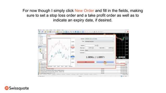 Learn to Trade Forex – 15. Introduction to MT5 | Swissquote | PPTX