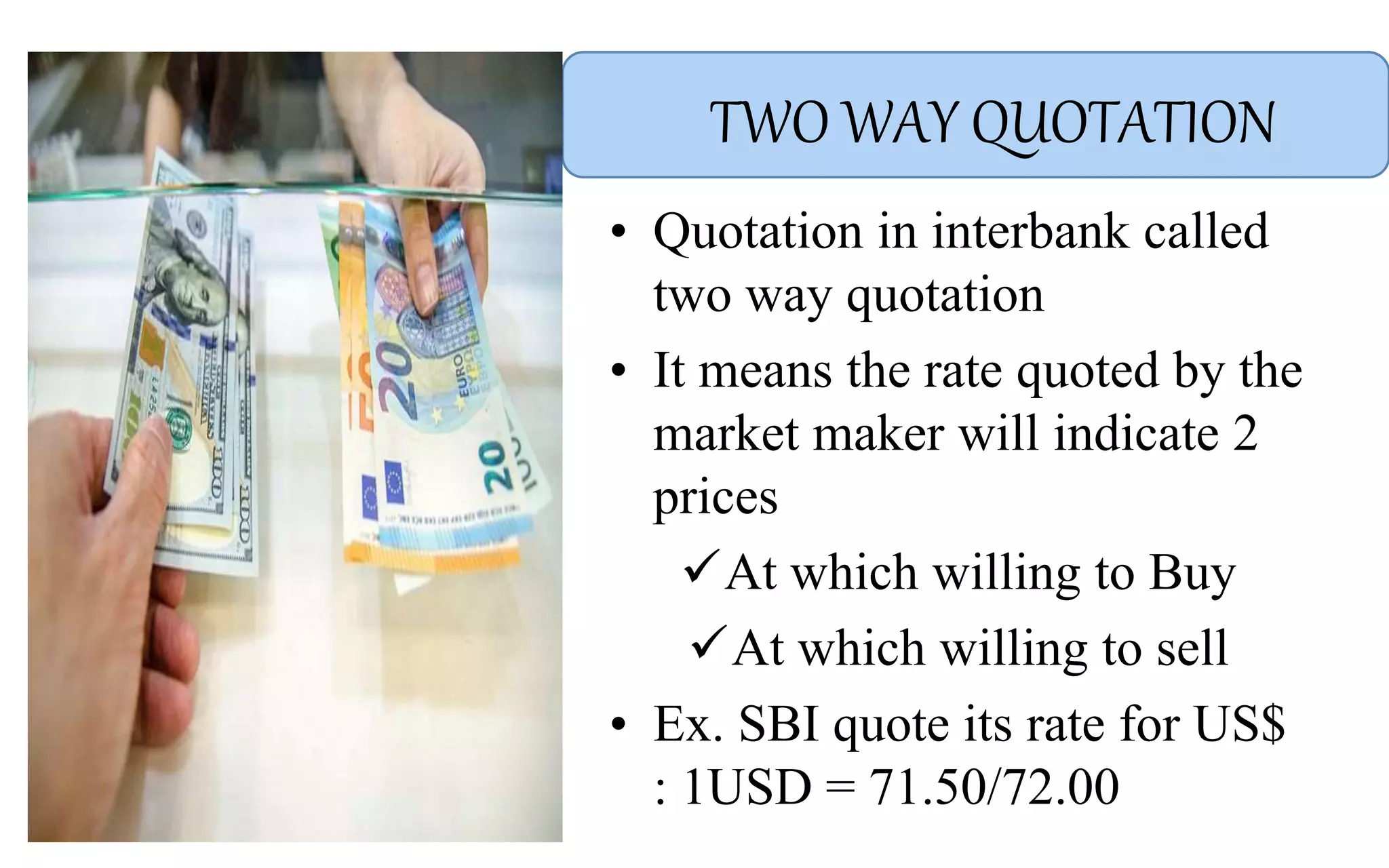 Forex accounts. interbank quotations, interbank deals | PPT
