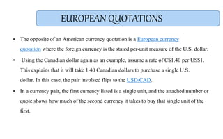 Forex accounts. interbank quotations, interbank deals | PPT