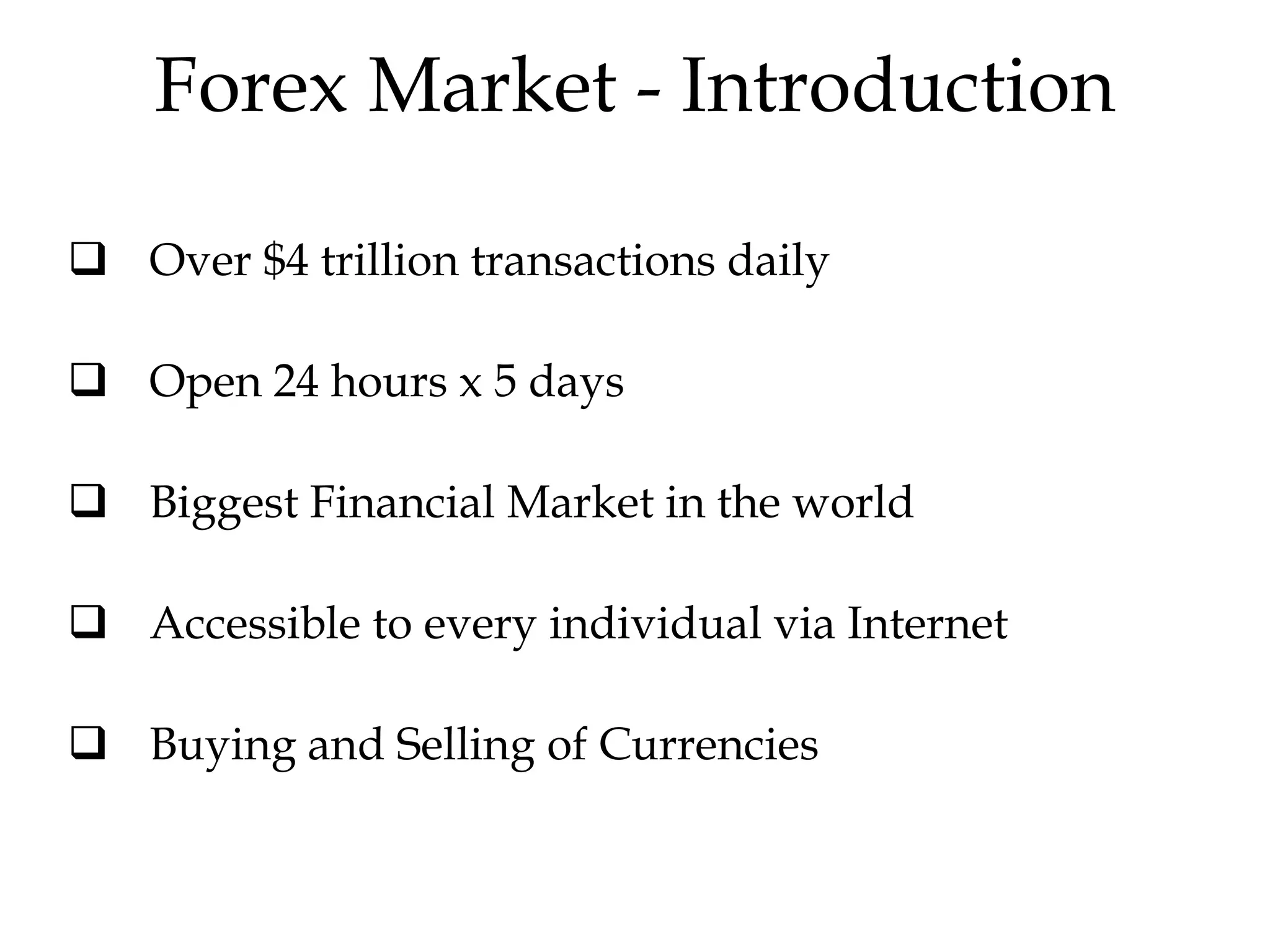 Forex trading | PPT