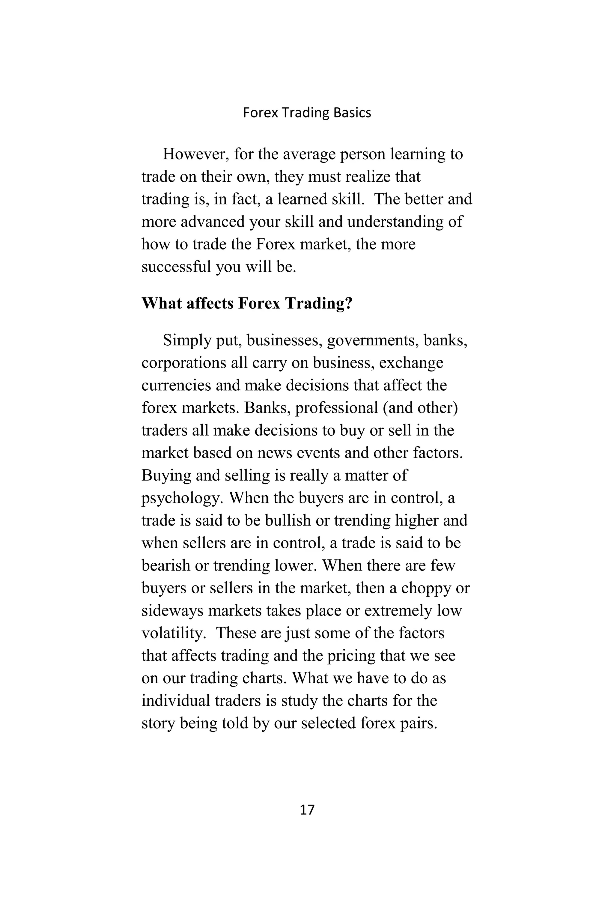 Forex Trading Basics | DOC