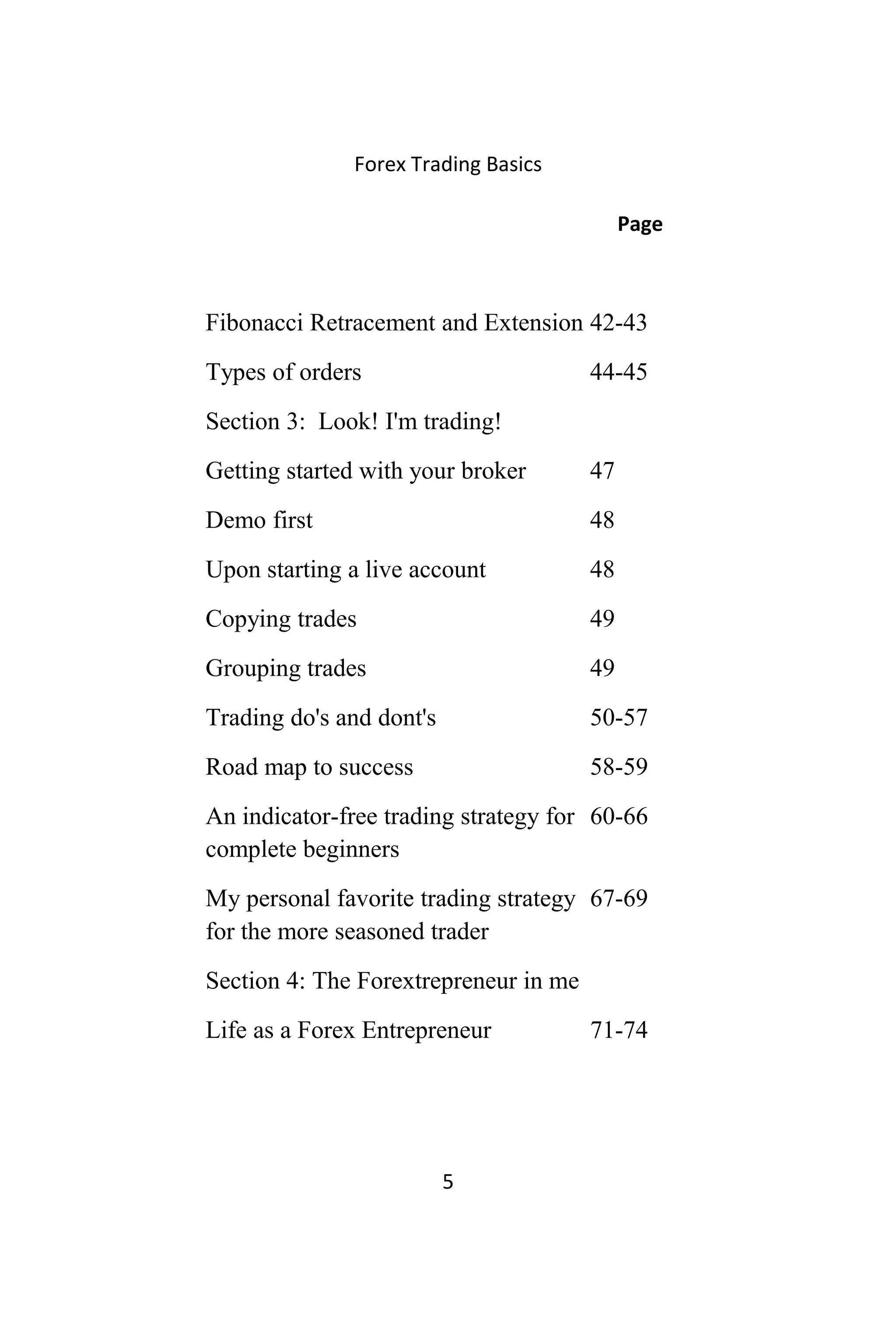 Forex Trading Basics | DOC