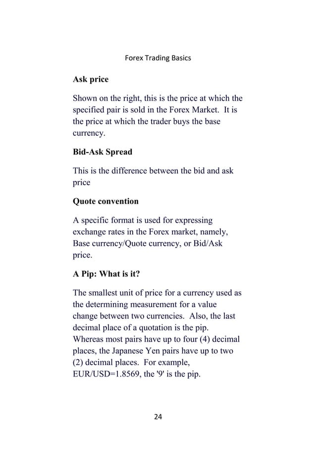 Forex Trading Basics | DOC