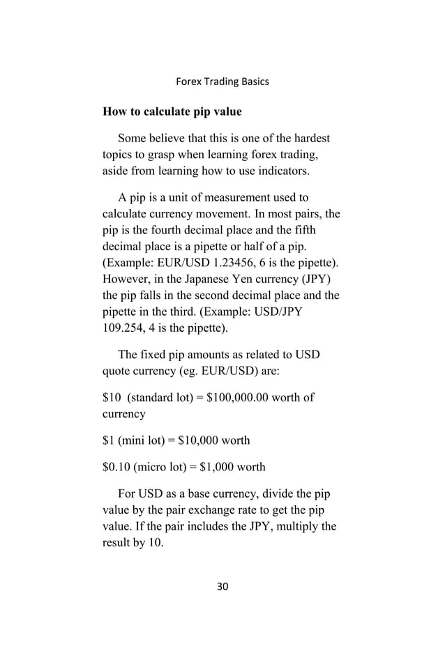 Forex Trading Basics | DOC