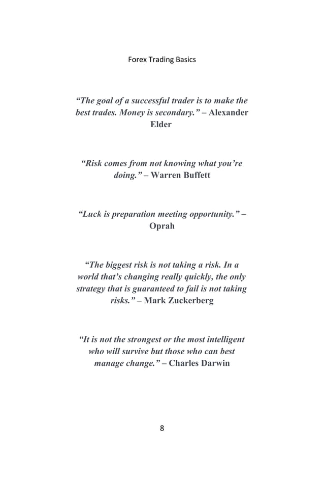 Forex Trading Basics | DOC