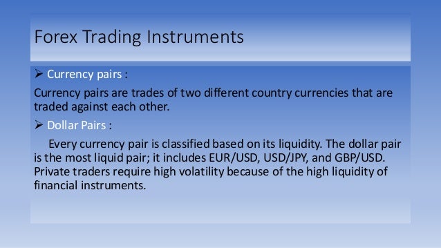 Forex trading instruments | PDF