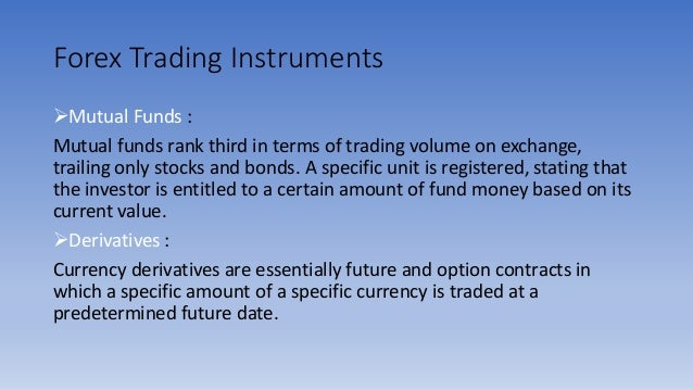 Forex trading instruments | PDF